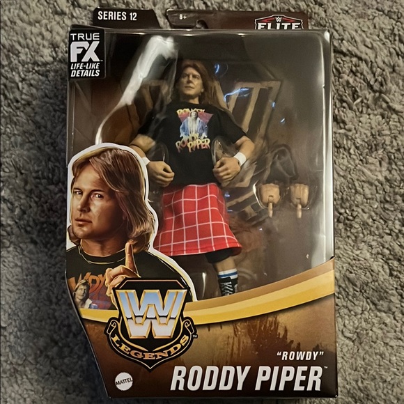 Mattel | Toys | Wwe Legends Rowdy Roddy Piper Action Figure | Poshmark